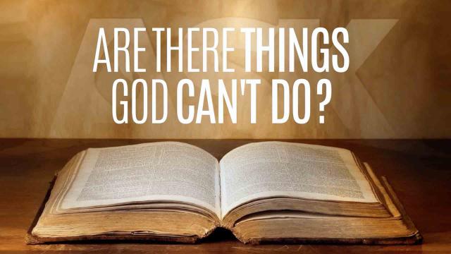 Are There Things God Cannot Do? | Ask Dr. Brown